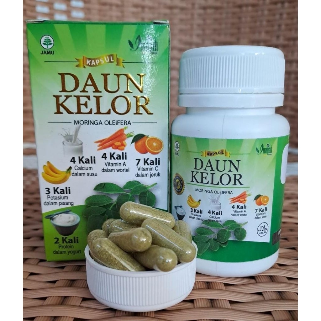 Jual kapsul daun kelor .suplemen anti virus | Shopee Indonesia