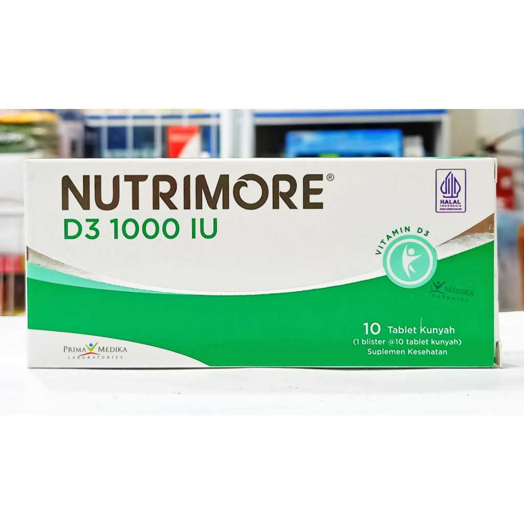 Jual NUTRIMORE D3 1000IU 𝟏 𝐊𝐎𝐓𝐀𝐊 𝐈𝐒𝐈 𝟏𝟎 𝐓𝐀𝐁𝐋𝐄𝐓 𝐊𝐔𝐍𝐘𝐀𝐇 - Menjaga ...