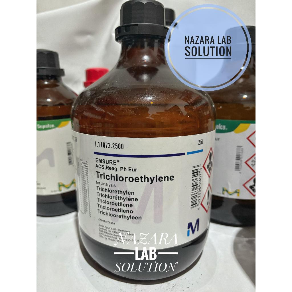 Jual Trichloroethylene FOR ANALISYS / C2HCl3 111872 2.5L / TRIKLOROETAN ...