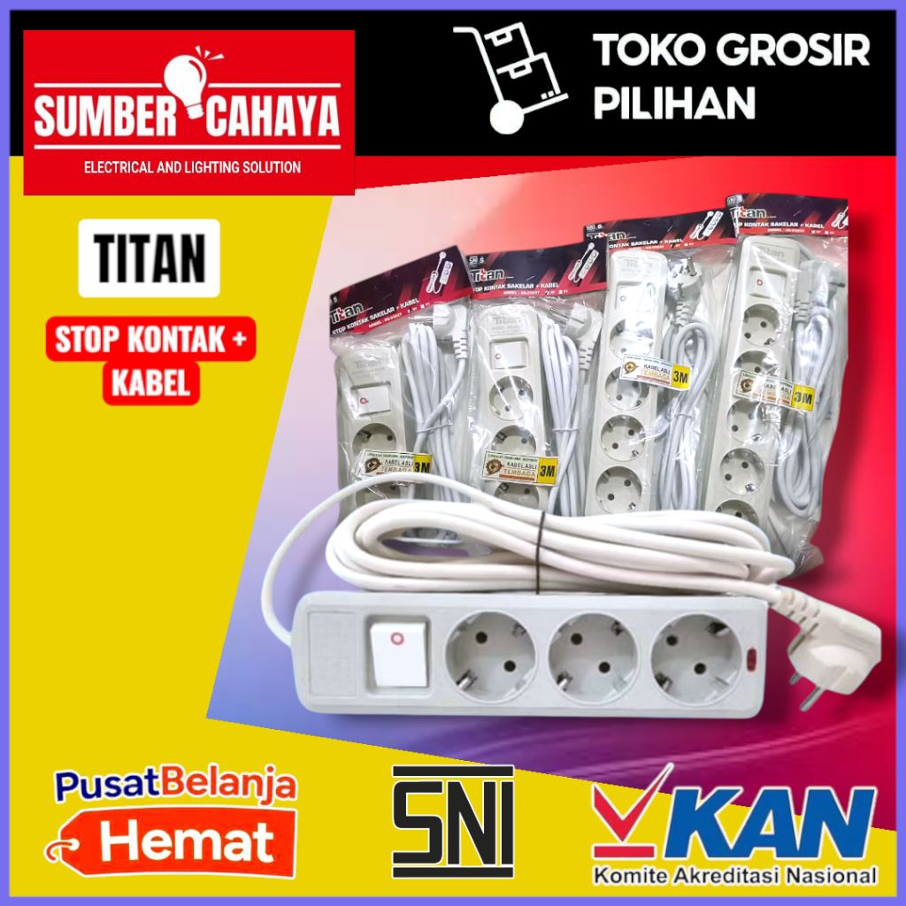 Jual Titan Terminal Arde / Stop Kontak Kuningan 2lb 3lb 4lb 5lb Kabel ...