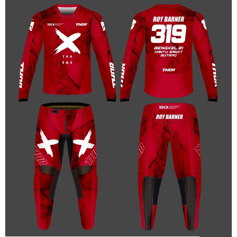 Jual Baju Jersey set Balap Trail Motocross Adventure Trabas Racing ...
