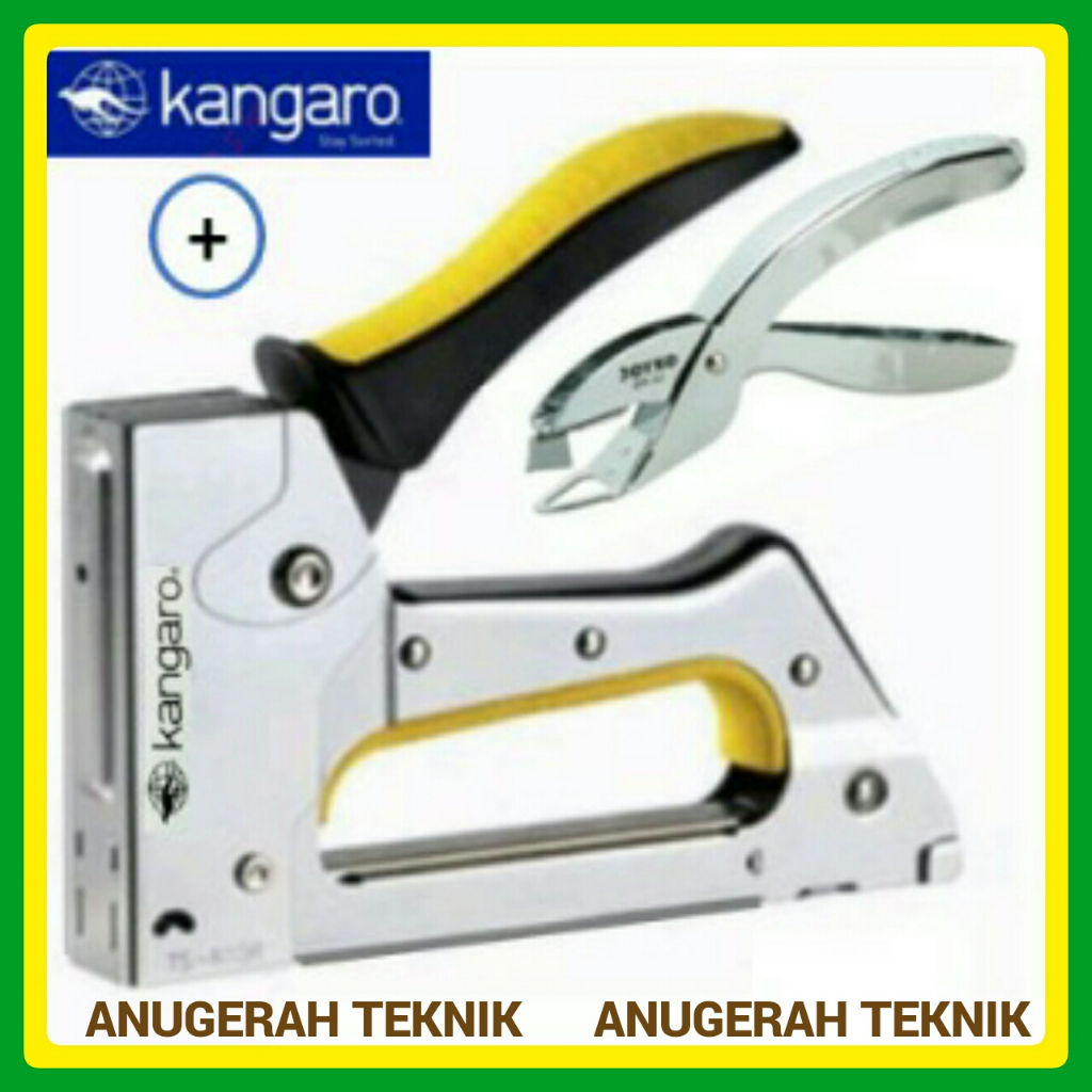 Jual Stapler Tembak Kangaro TS-610 Pakai isi staples 13/6 ; 13/8 ; 13/ ...