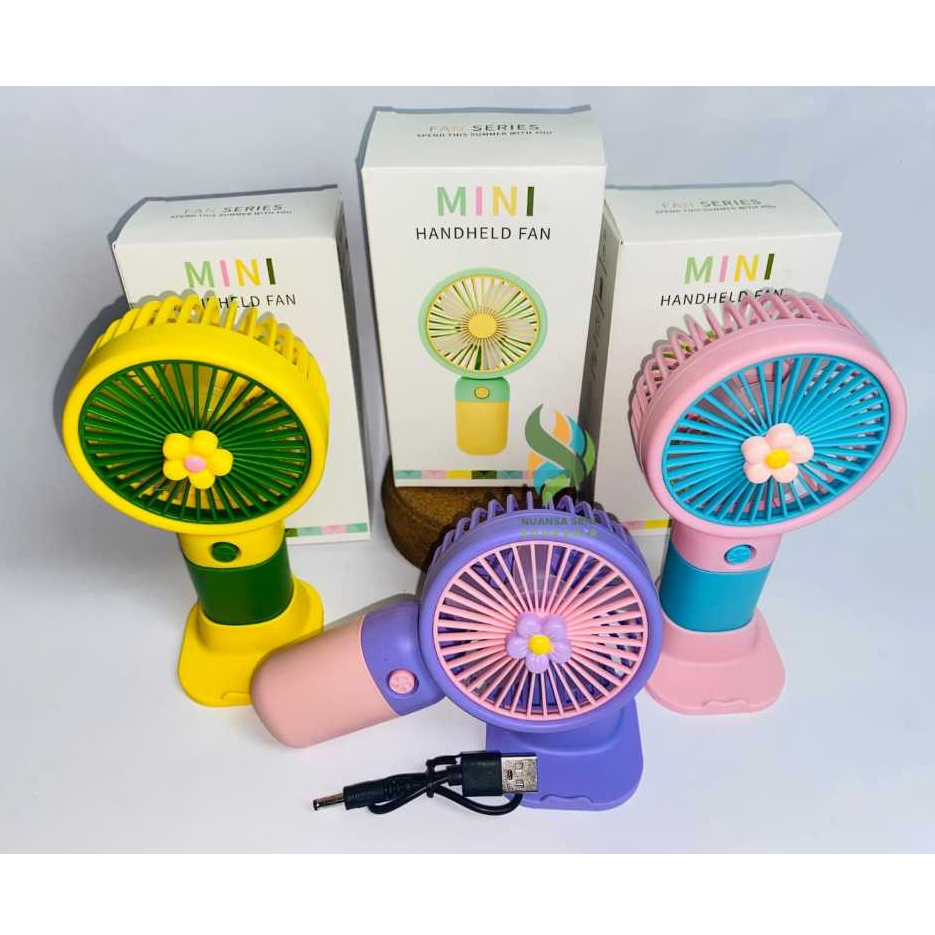 Jual Kipas Angin Genggam Mini Portable Bentuk Buah Bunga Kipas Lipat ...