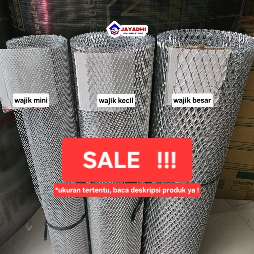 Jual SALE - Mesh Alumunium Kawat Wajik Expanda Pagar Jilumesh Teralis ...