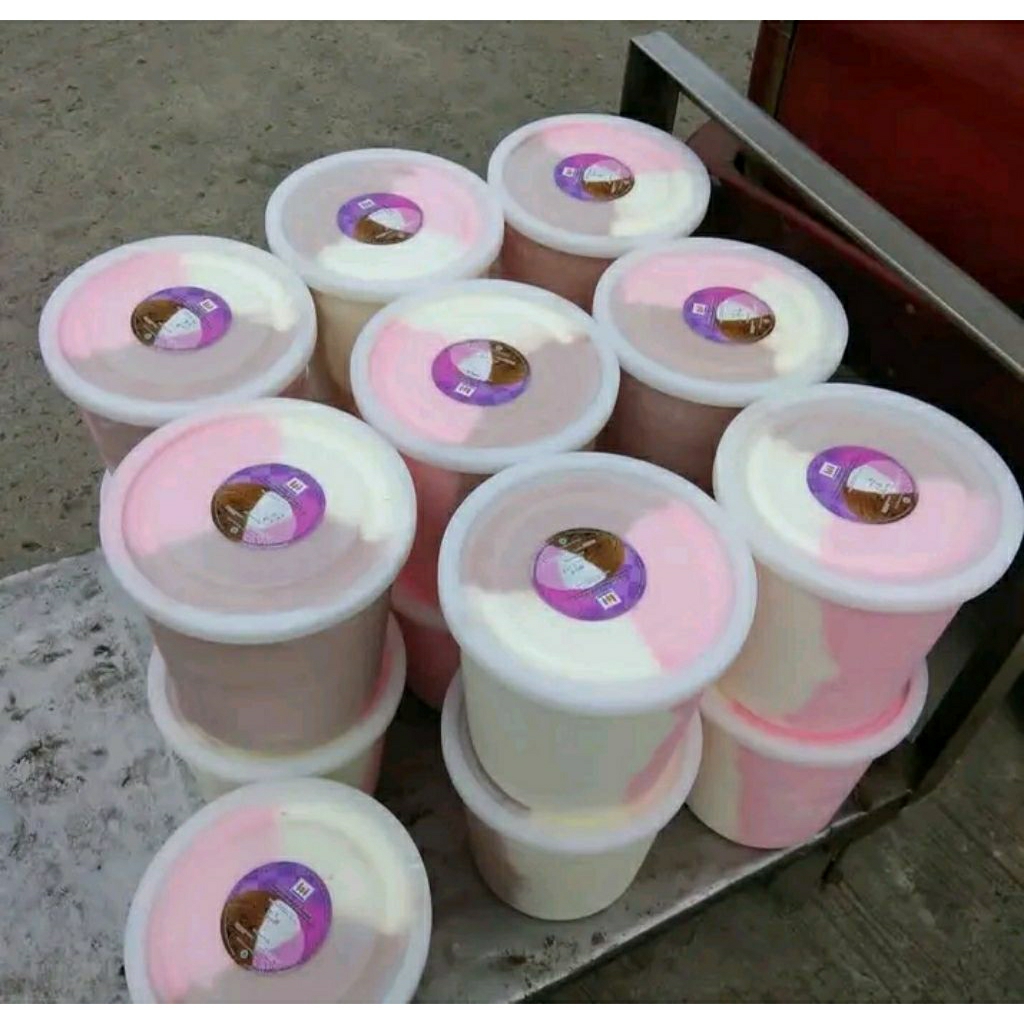 Jual Es Krim/Ice Cream Miami Neopolitan 8 Liter | Shopee Indonesia
