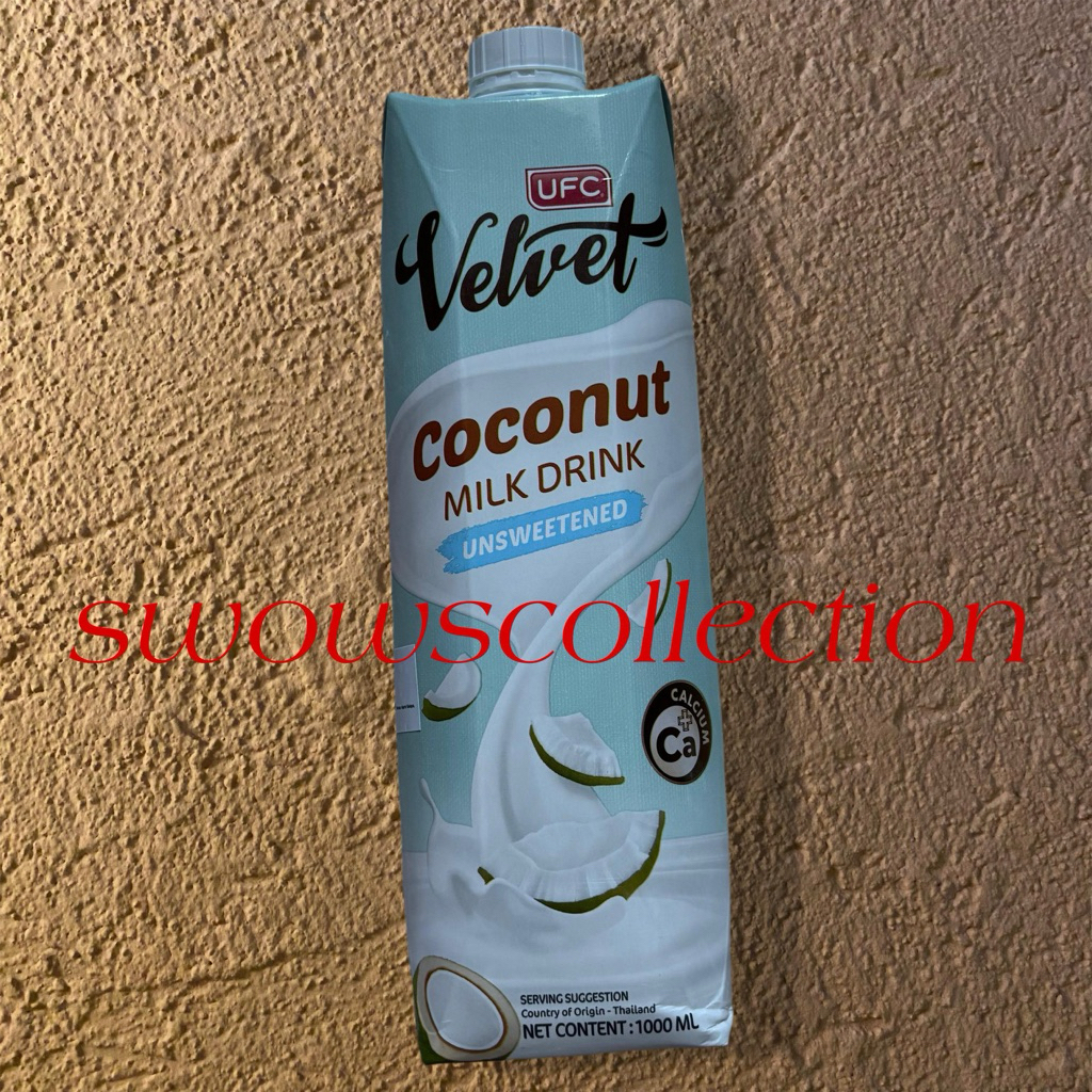 Jual UFC VELVET COCONUT MILK DRINK UNSWEETENED SUSU KELAPA | Shopee ...