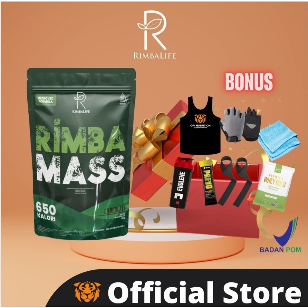 Jual RIMBALIFE Rimba mass 2lb rimba life gainer 2lbs | Shopee Indonesia