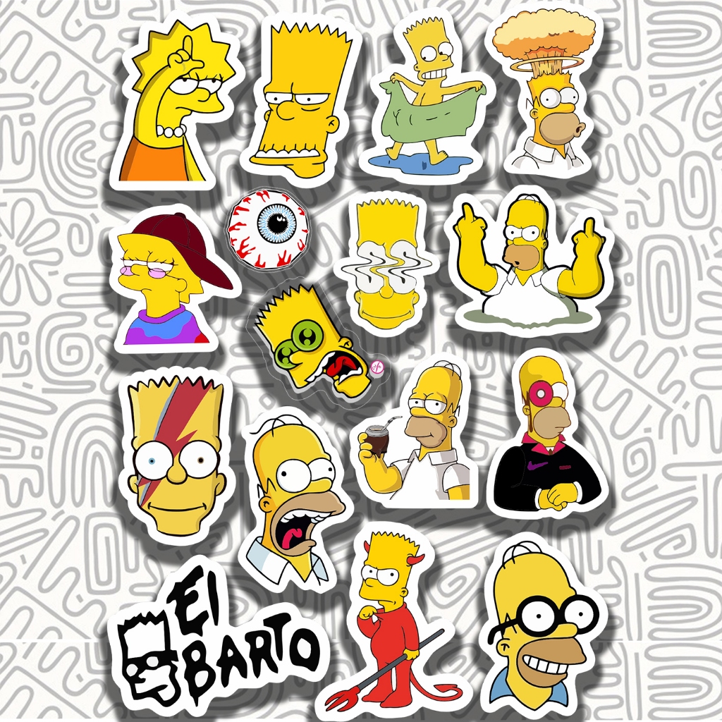 Jual Stiker The Simpsons || Sticker Hype Simpsons | Shopee Indonesia