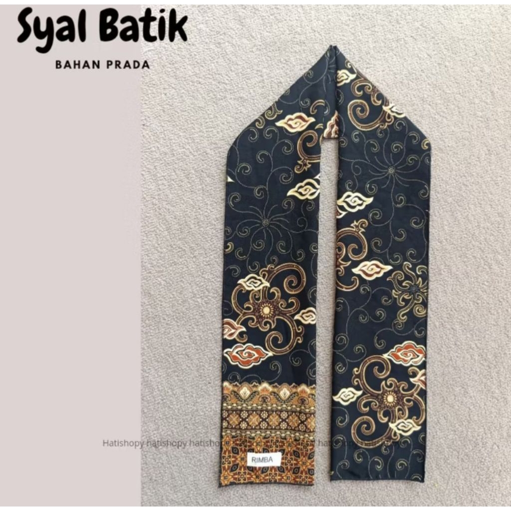 Jual Syal Scarf BatikDasi/ Souvenir Khas Indonesia, untuk leher untuk ...