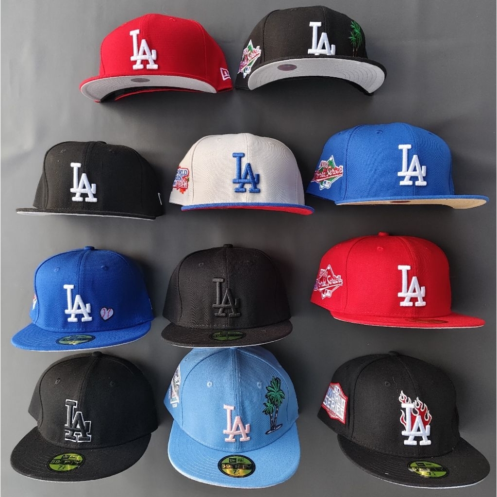 Jual (LA Collection) Topi Baseball Build Up Fitted Caps Ori Import LA ...