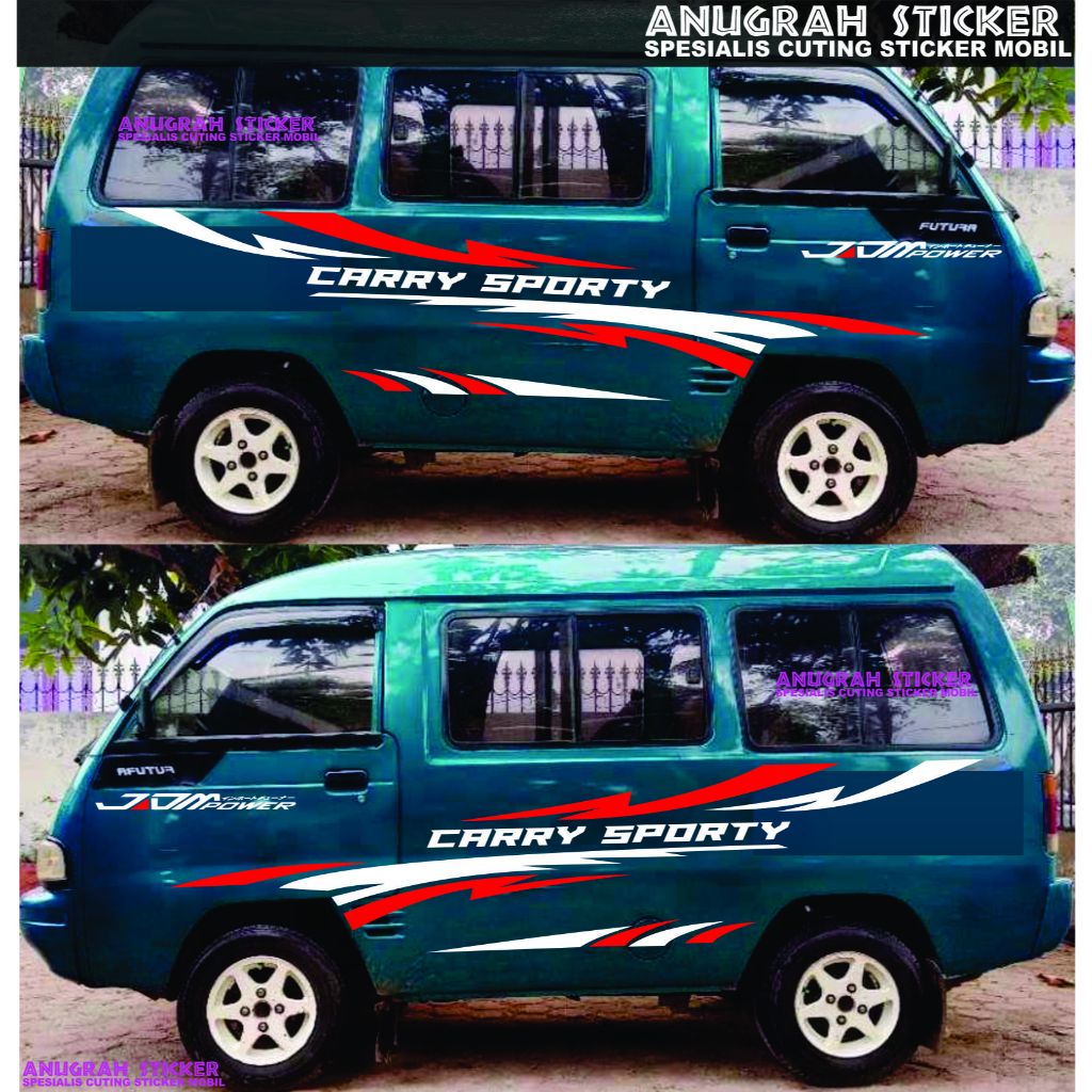 Jual Stiker Mobil Carry Futura 1.0 Striping Body Samping | Shopee Indonesia