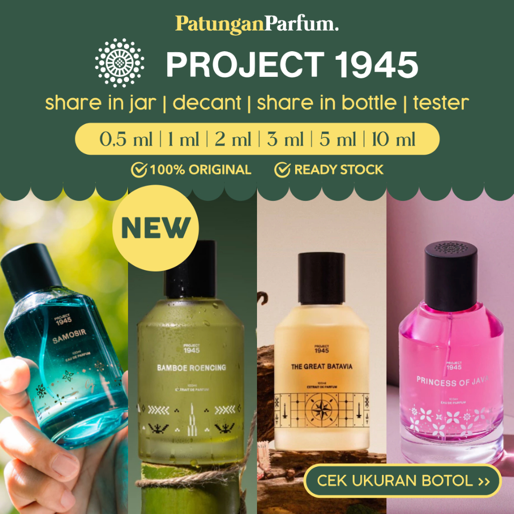 Jual Decant Project 1945 - The Great Batavia Extrait Heiress of ...