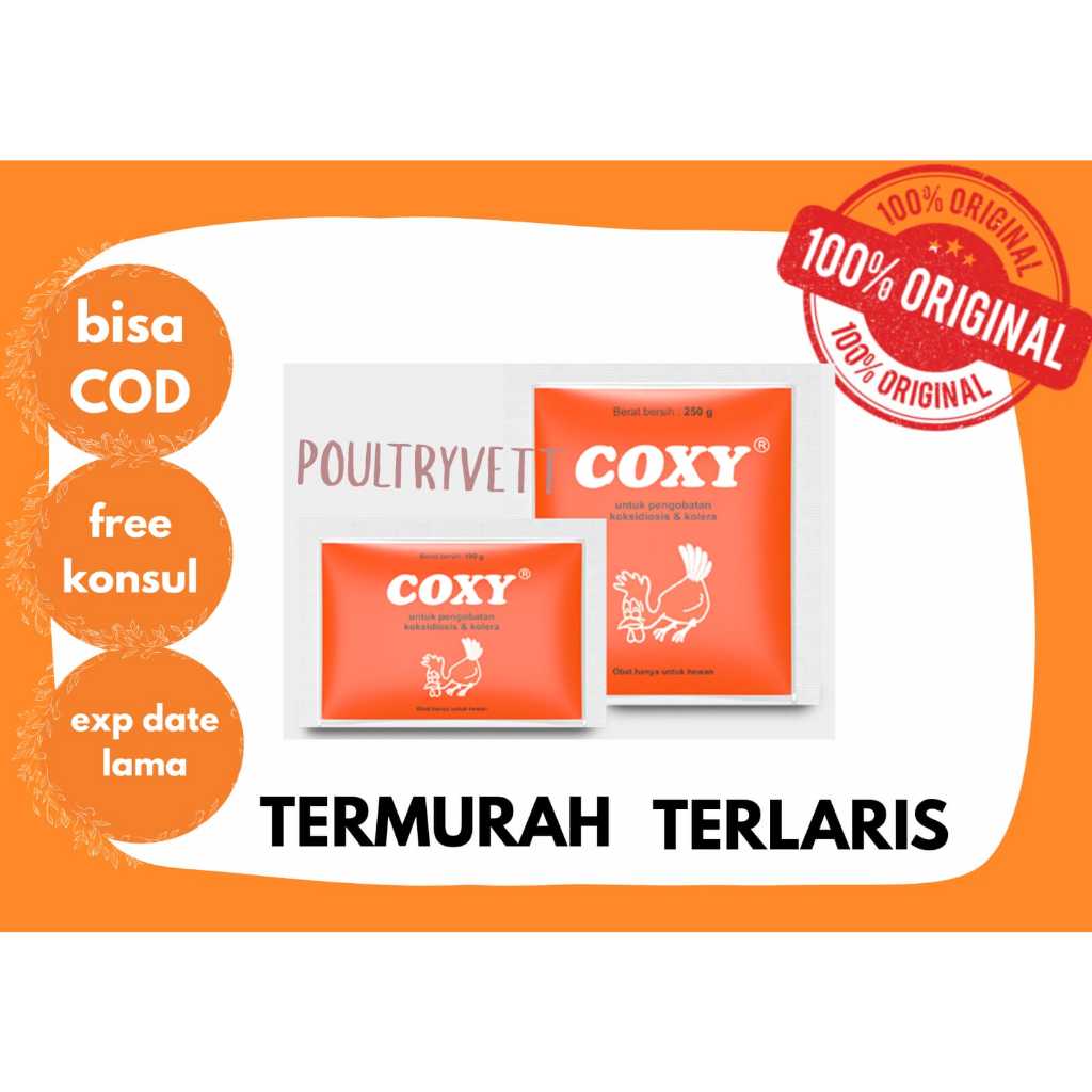 Jual (ANTIBIOTIK AYAM) COXY 250GRAM MEDION | OBAT AYAM BERAK DARAH ...