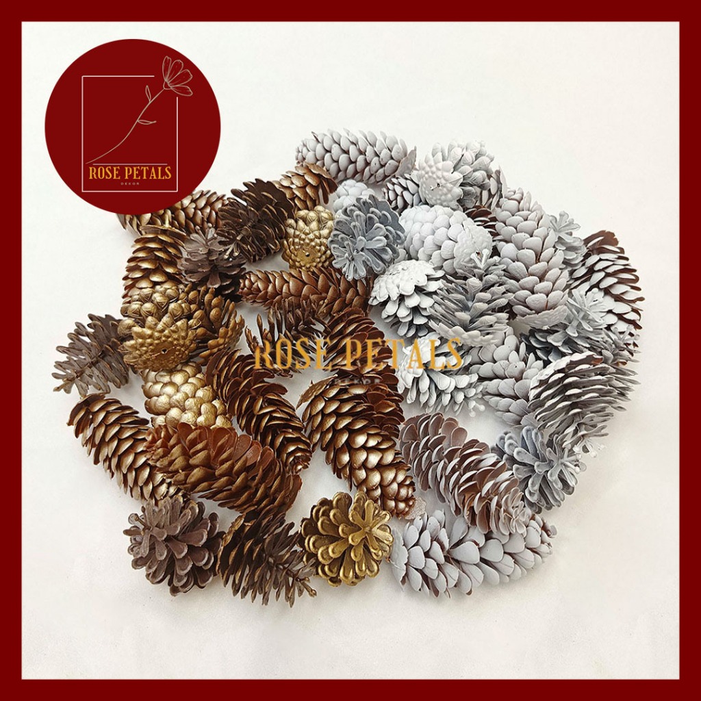 Jual Artifical Pincone Bunga Pinus Natal Pine Dekorasi Natal Aksesoris ...