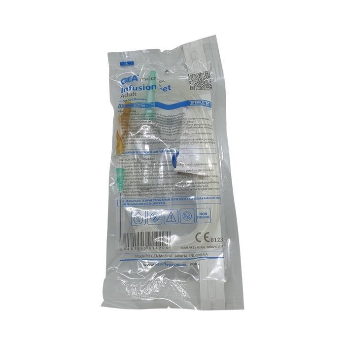 Jual Eceran Selang Infus / Infuset Anak Dewasa / Infusion set GEA ...