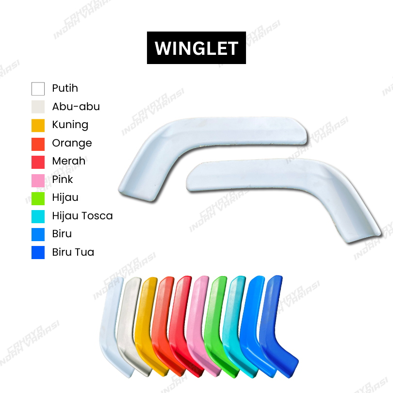 Jual PAKET WINGLET COMBO UNIVERSAL BISA UNTUK SEMUA MOBIL DAN BISA JUGA ...