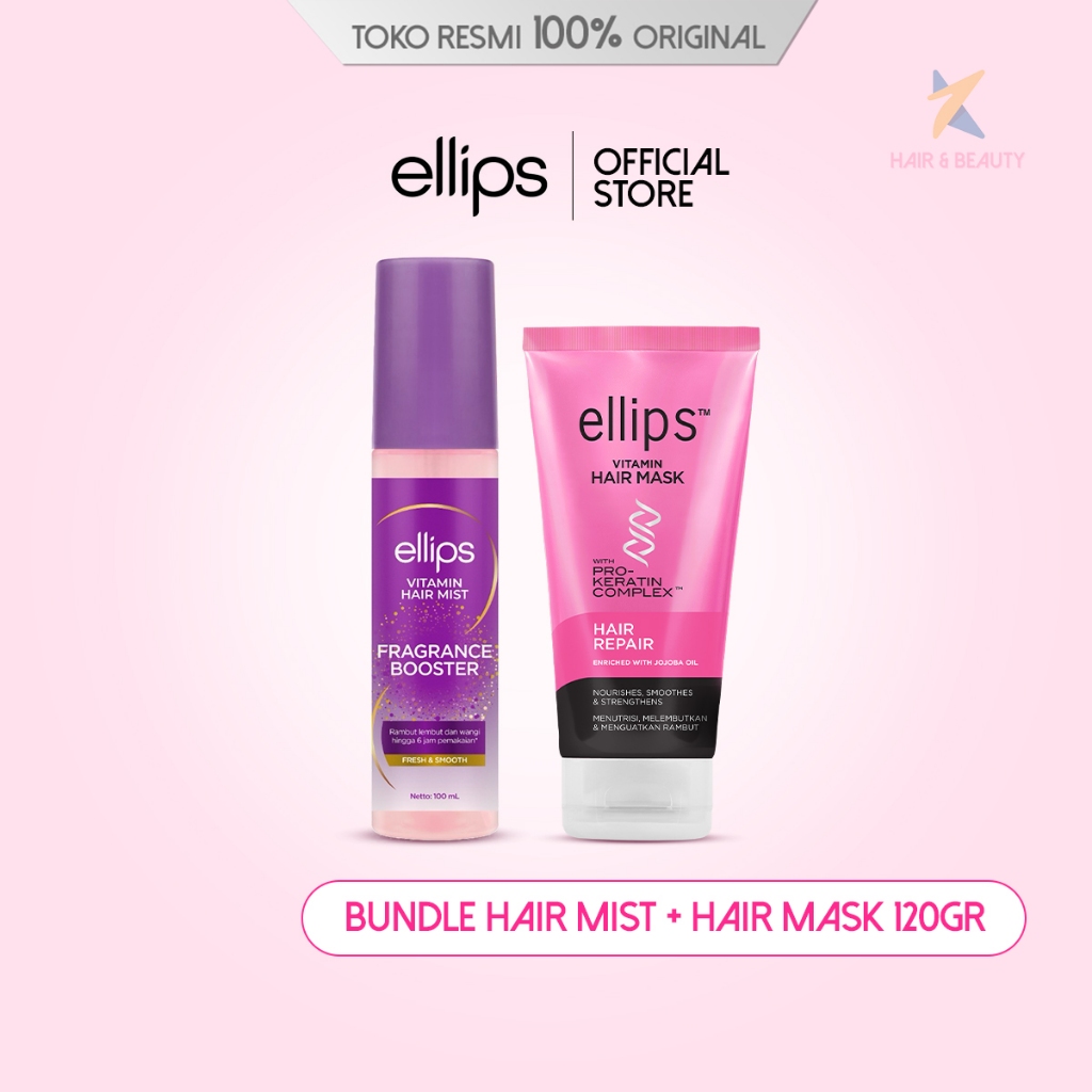 Jual Bundle | Ellips Vitamin Hair Mist 100ml + Ellips Hair Mask Pro ...