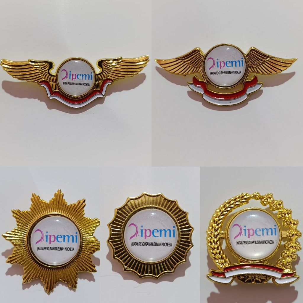 Jual PIN BINTANG LOGO IPEMI / IKATAN PENGUSAHA MUSLIMAH INDONESIA ...