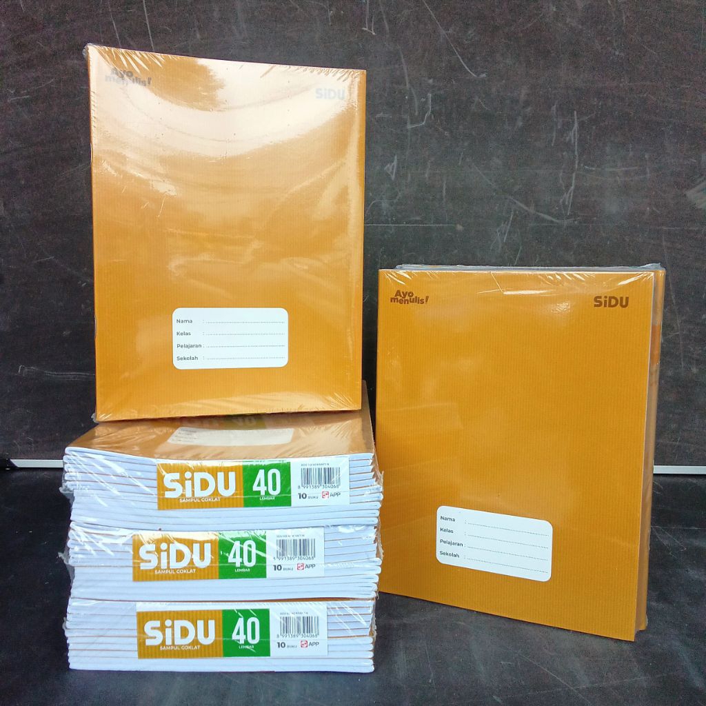 Jual Buku Tulis SIDU Sinar Dunia 40 Lembar Kraft ( Pak 10 Buku ...