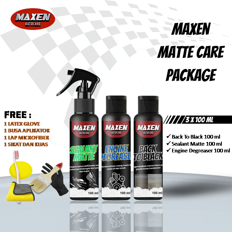 Jual Maxen Paket Body Motor Doff/Matte Mempertegas Cat Doff/Matte ...