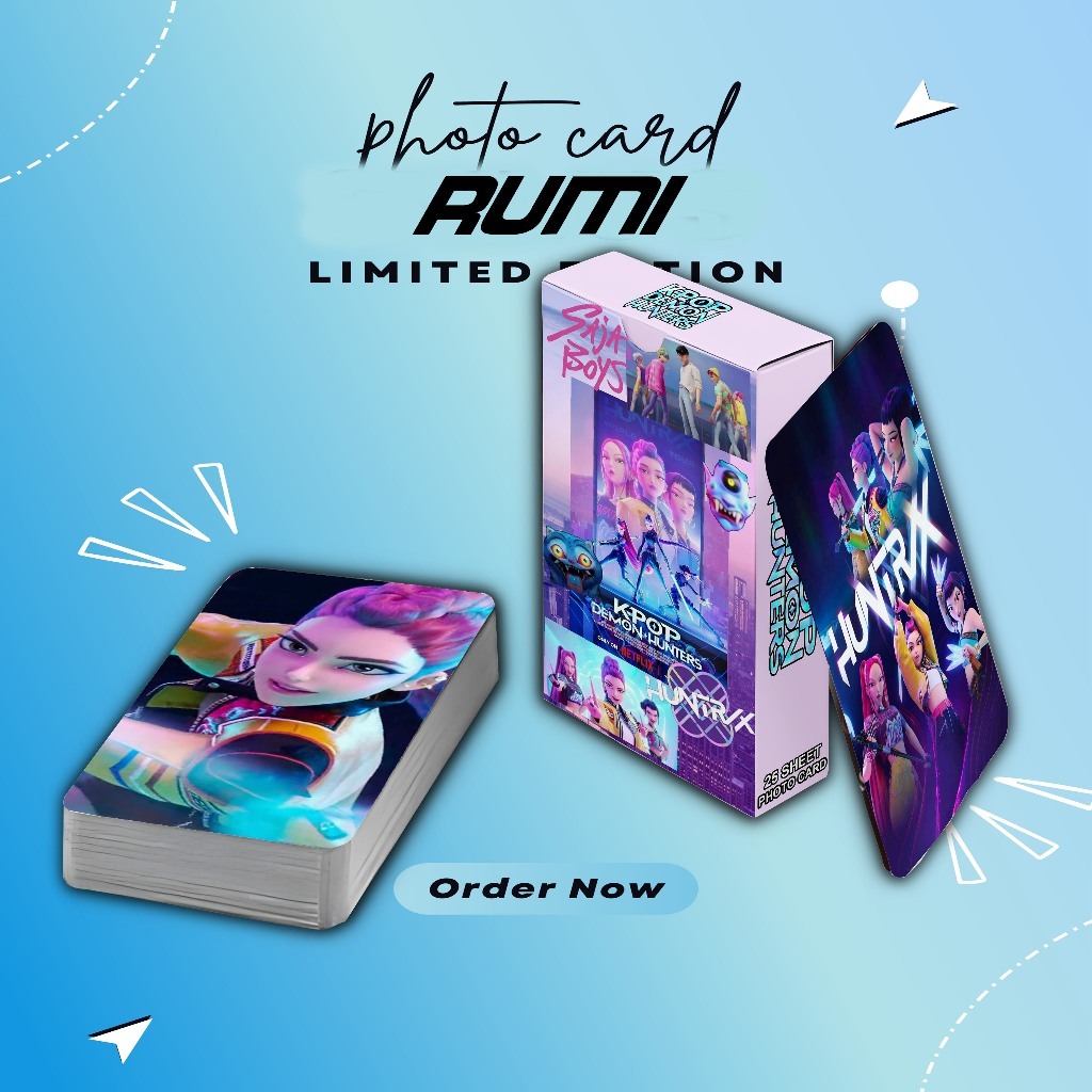 Jual PHOTOCARD SET RUMI KPOP DEMON HUNTERS PREMIUM 25 SHEET FREE BOX ...