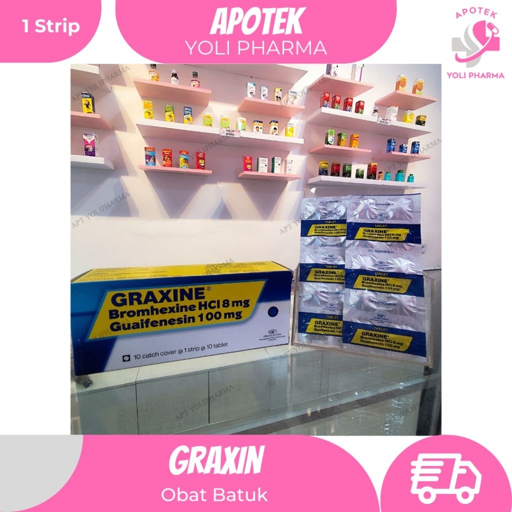Jual Graxine Tablet Obat Batuk Berdahak Obat Batuk dan Gatal ...