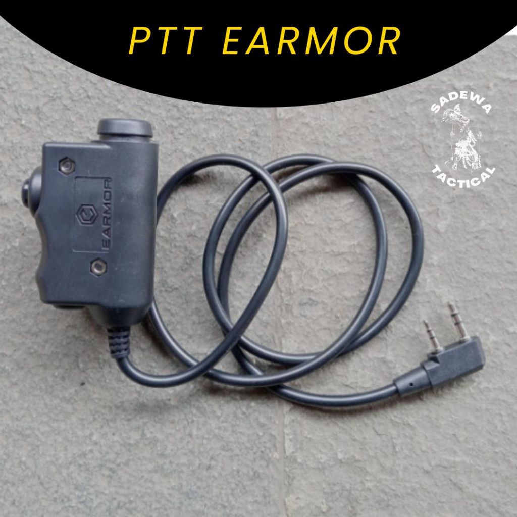Jual Earmor / M51 PTT Military Standard Version/ Kenwood M51 / Earmor Military Push To Talk PTT ...