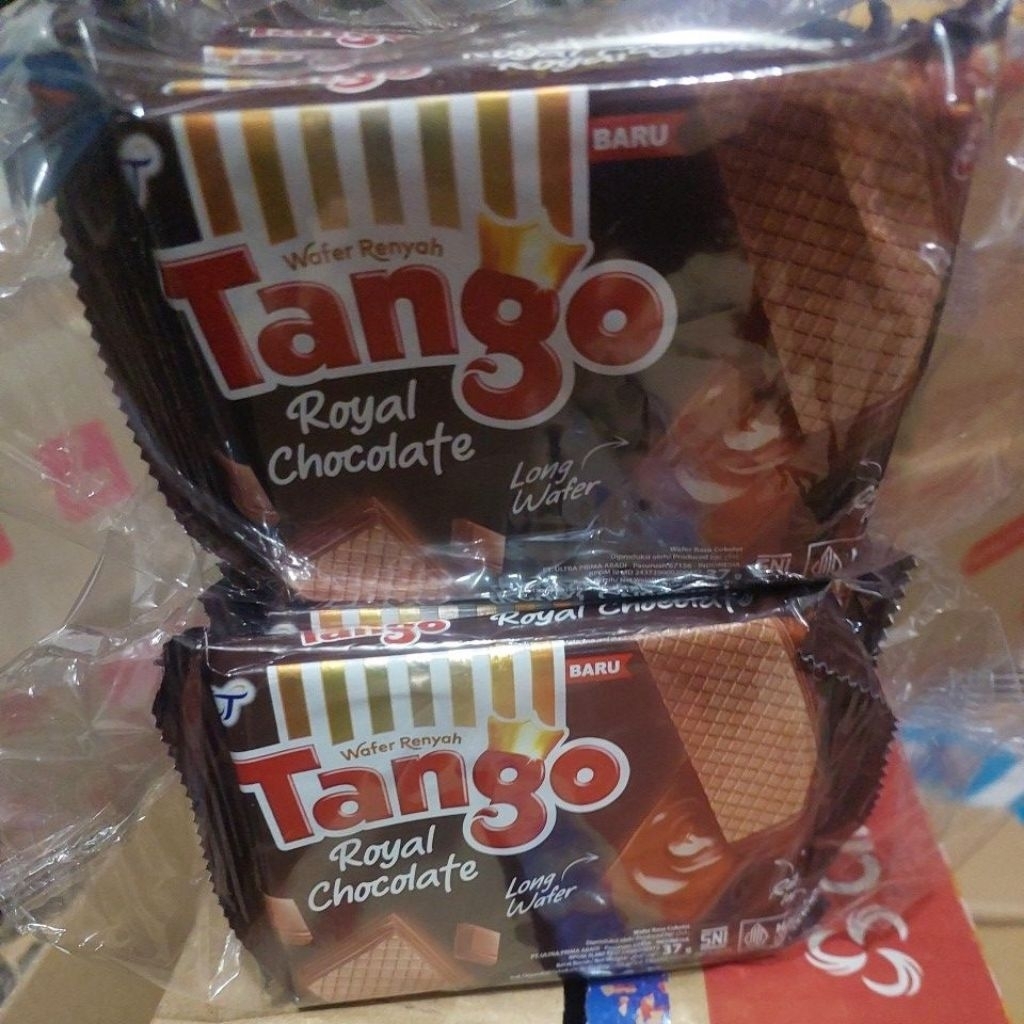 Jual Tango Wafer Royal Chocolate Long Wafer 37gr 10pcs | Shopee Indonesia