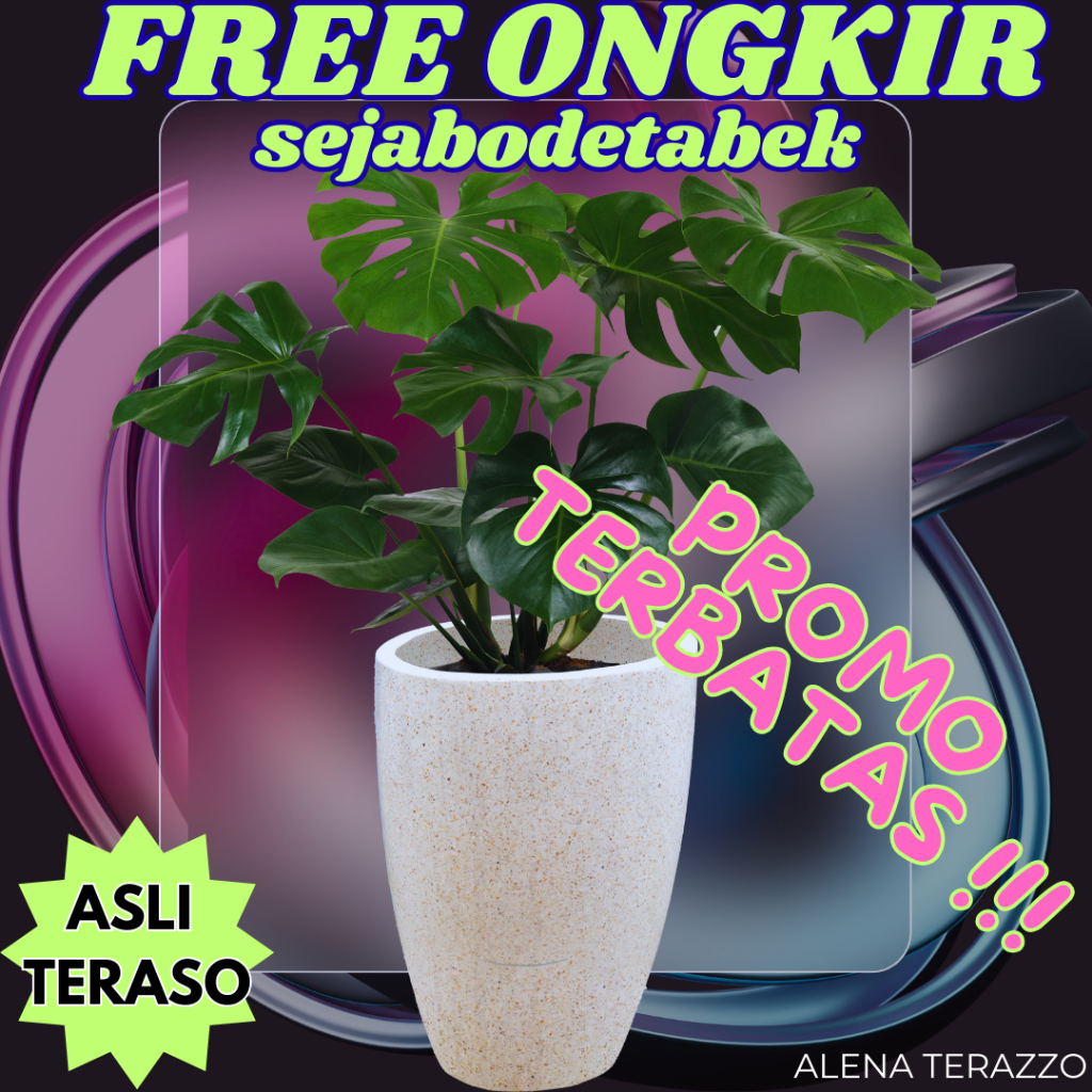 Jual Pot Teraso Desain Natural | Pot Bunga & Tanaman Hias Minimalis ...