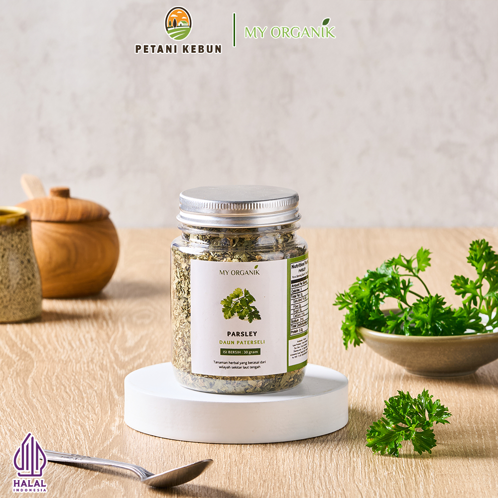 Jual My Organik Daun Parsley Kering Bubuk MPASI Flakes Premium Quality ...