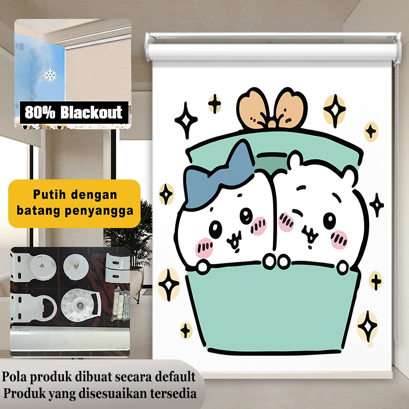 Jual Custom Roller Blind Factory – High-quality Blackout 100% Roller ...
