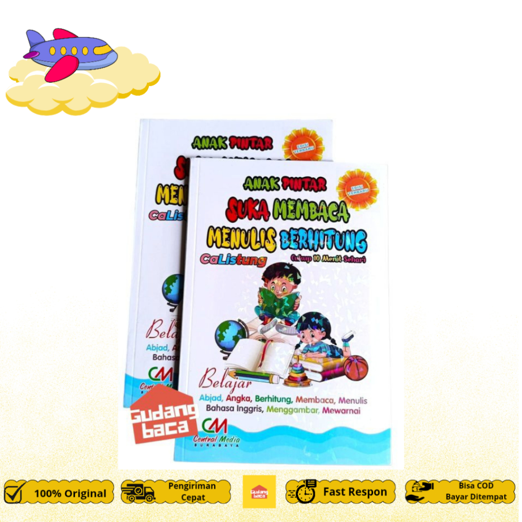 Jual Buku Anak Pintar Suka Membaca Menulis Berhitung -UK Sedang CM ...