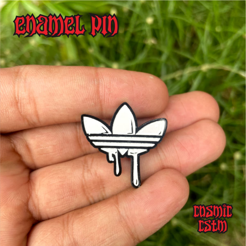 Jual PIN ENAMEL / BROS AKRILIK / PIN AKRILIK LOGO ADIDAS (UNOFICIAL ...