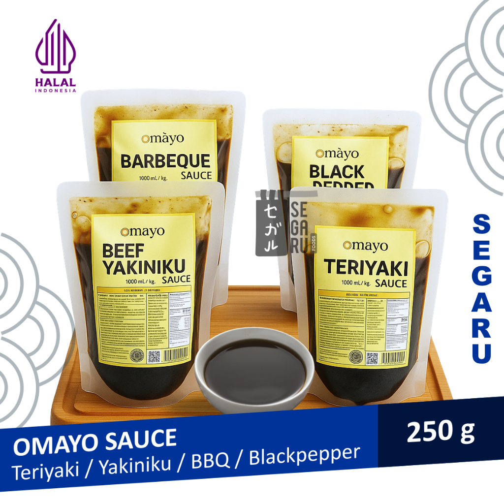 Jual Omayo Japanese Teriyaki / Beef Yakiniku / BBQ / Blackpepper Sauce ...