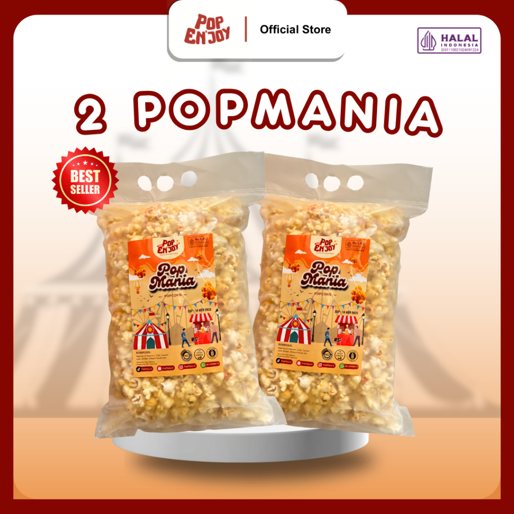 Jual PopENjoy - [BUNDLING 2] POPCORN POPMANIA | Camilan Sehat, Tanpa ...