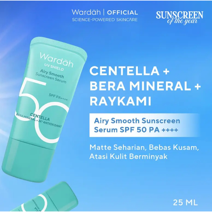 Jual Wardah Sunscreen SPF 50 PA+++ 25ml dan 40ml KEMASAN BARU! | Shopee ...