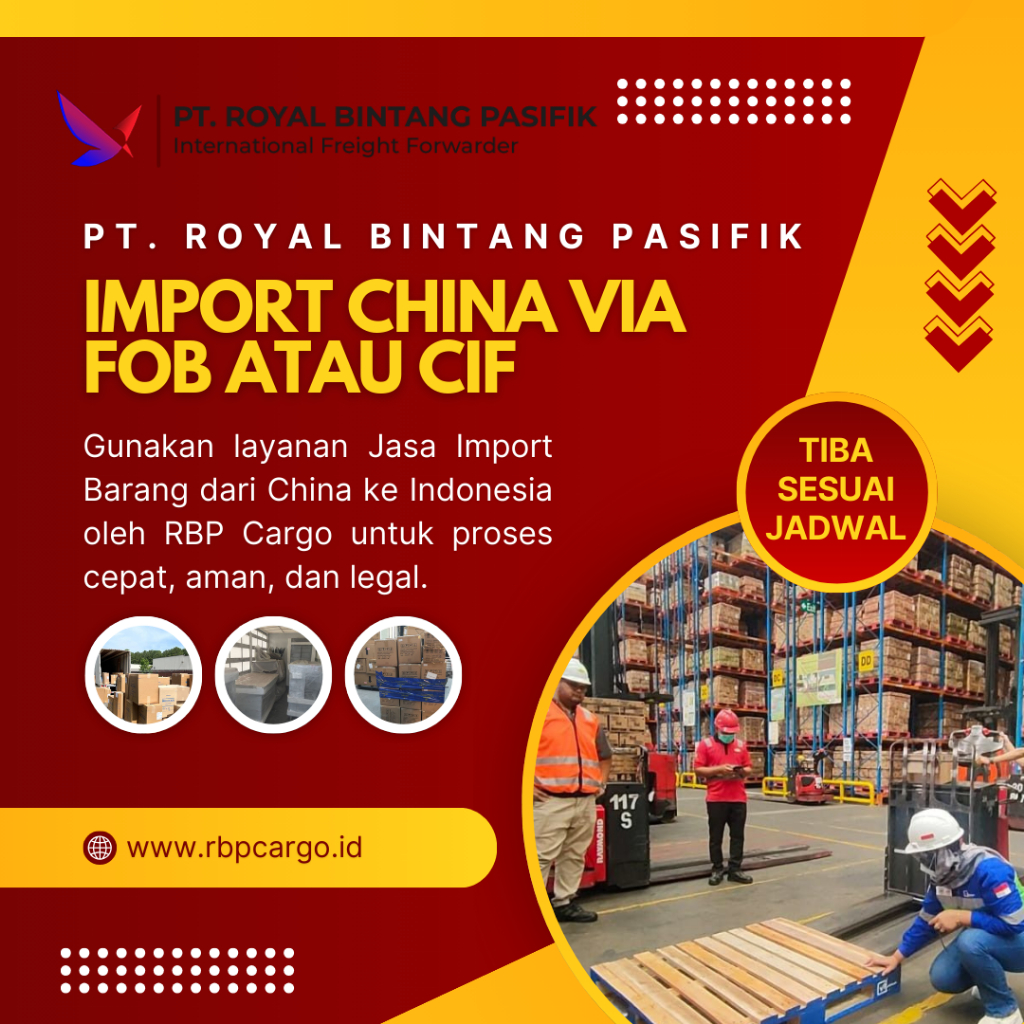 Jual import china FOB dan CIF PT. ROYAL BINTANG PASIFIK | Shopee Indonesia