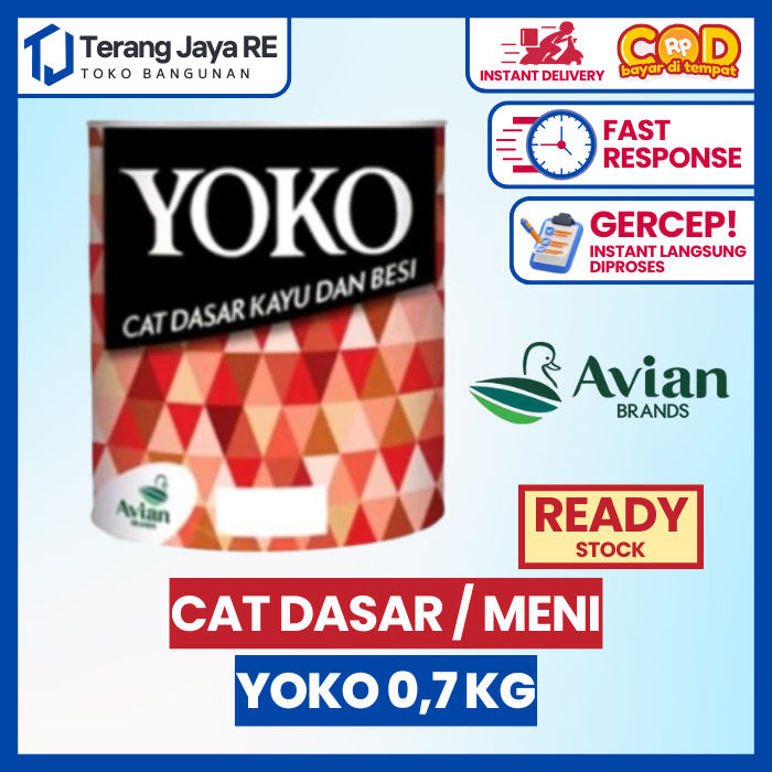 Jual Cat Dasar Kayu dan Besi YOKO 0,7 kg | Shopee Indonesia