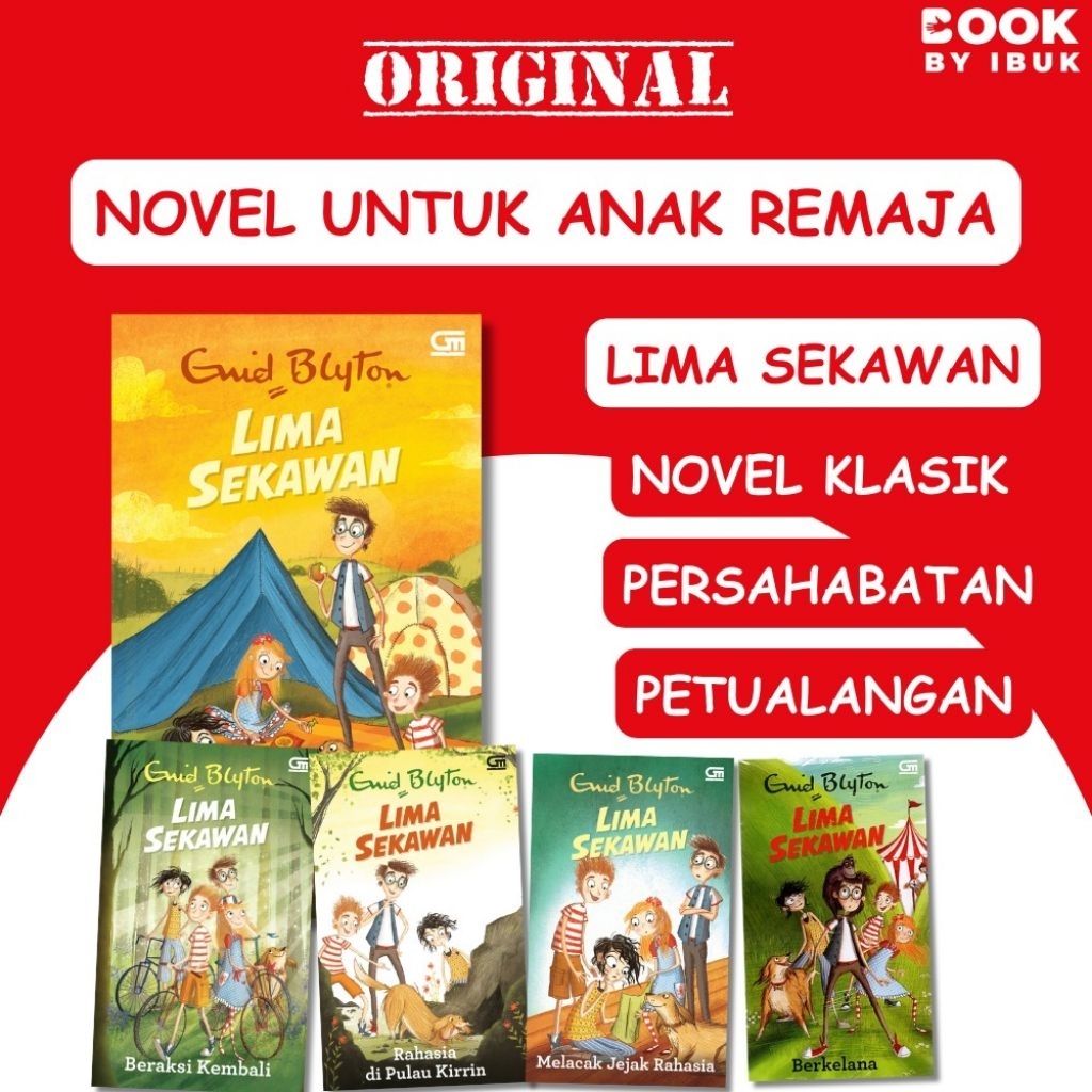 Jual [GPU] Seri Lima Sekawan : Beraksi Kembali, Berkelana, Dalam Lorong ...
