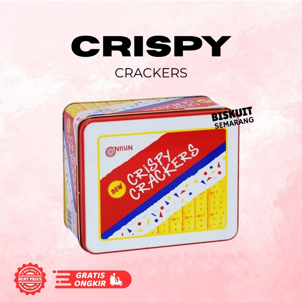 Jual Nissin Crispy Crackers 750g Kaleng Nissin Crispy Crackers Buat ...