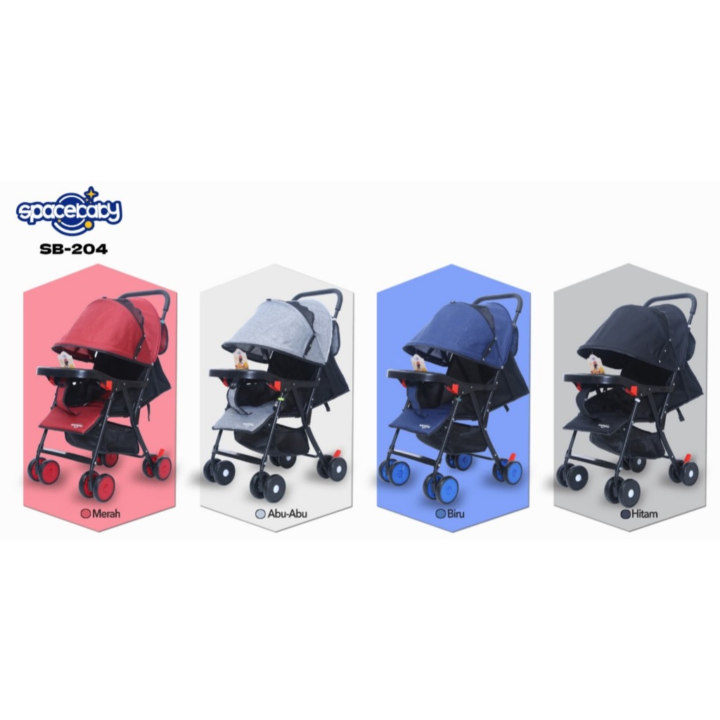 Jual STROLLER SPACE BABY SB-204 & SB-214 || STROLLER 214SK KERETA ...