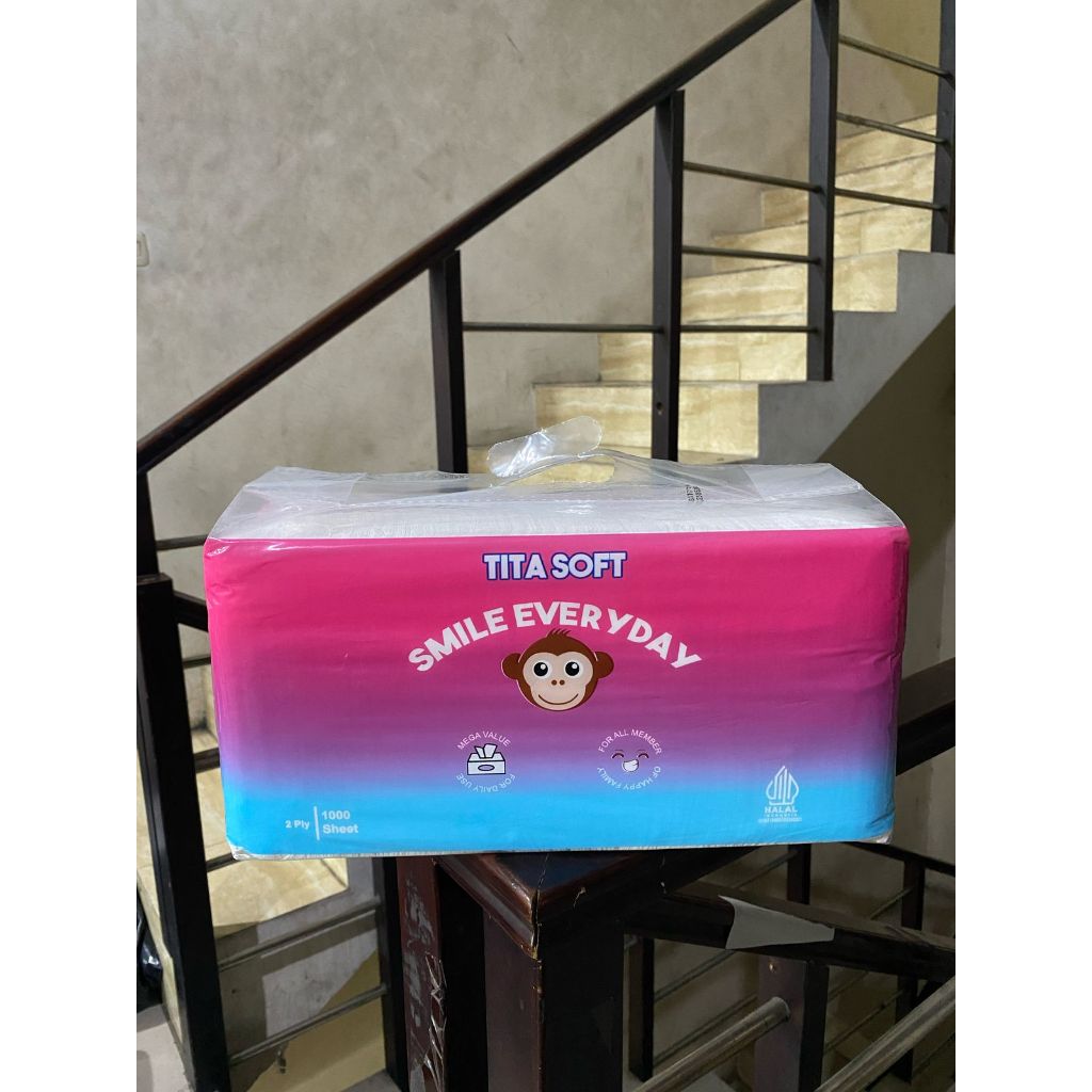 Jual Tissue Titasoft 1000 Sheets Tisu Wajah Ukuran Besar Halus & Lembut ...