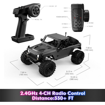 Jual HYPER GO H12Y 1/12 Brushless 4X4 RC Rock Crawlers for Adults ...