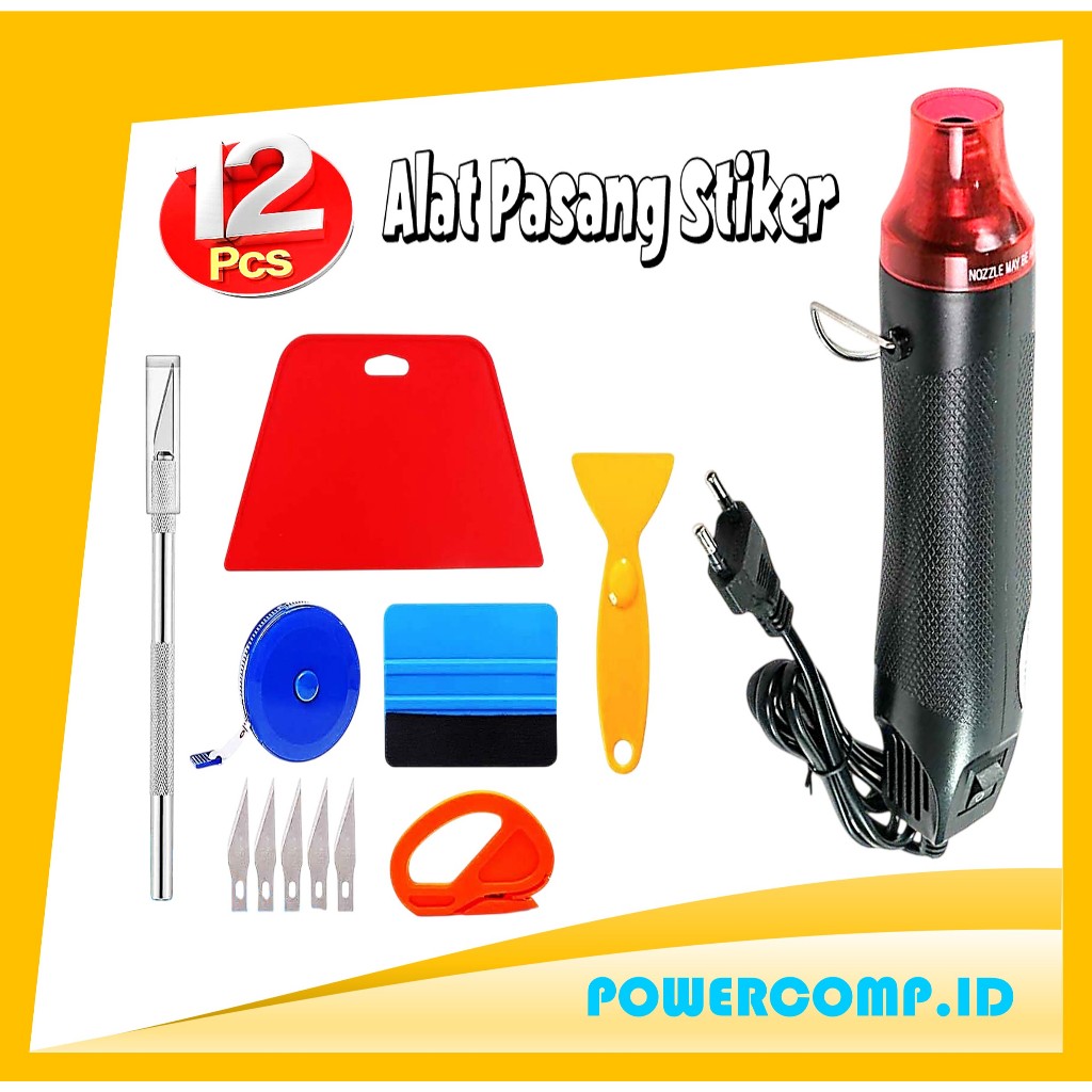 Jual Alat Pasang Stiker Full Set! Zuimi CA346 Smoothing Tool Kit for ...