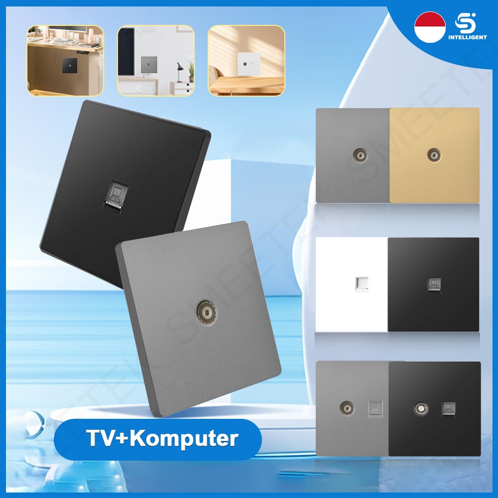Jual Stop Kontak Antena TV Socket Colokan Listrik Stopkontak Socket ...