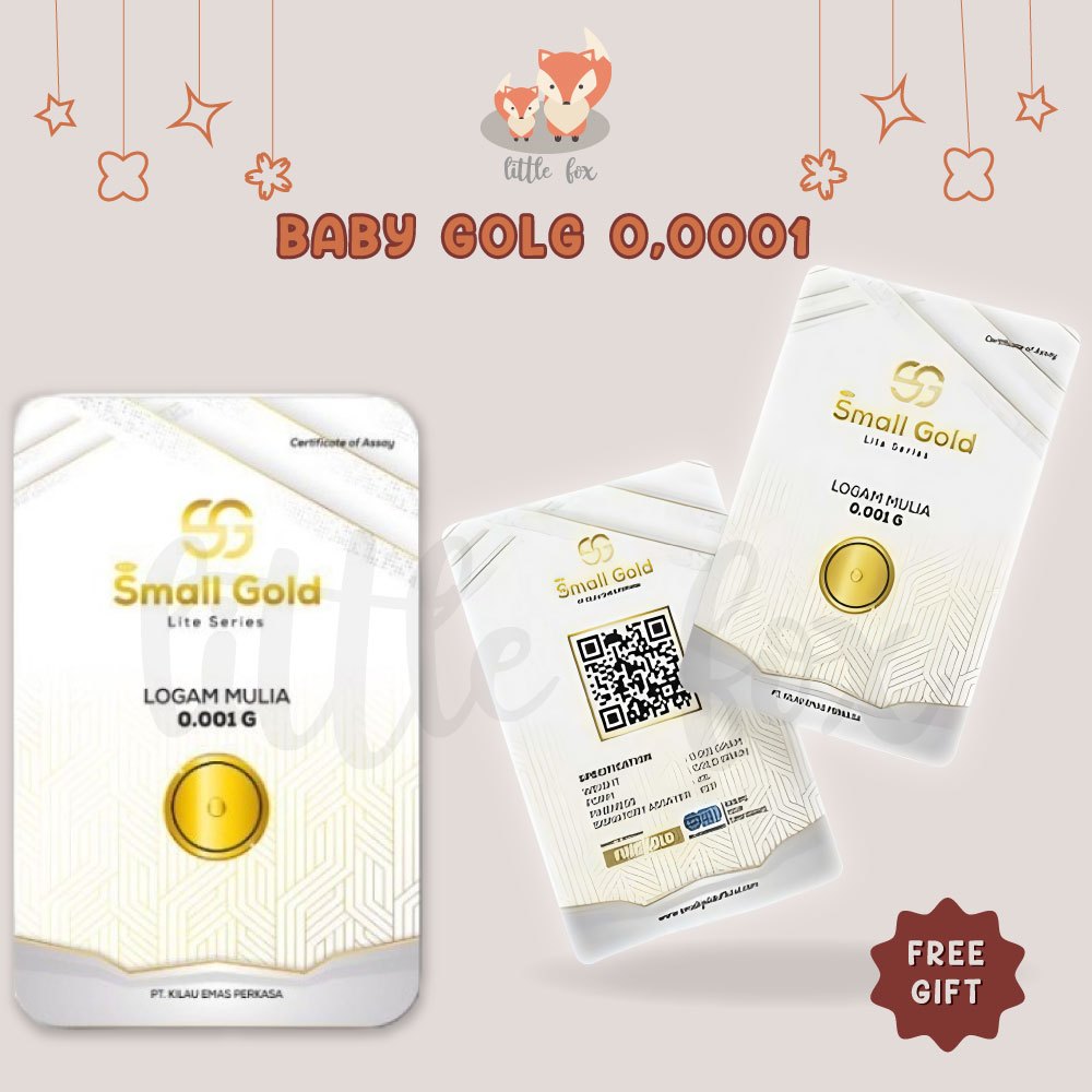 Jual Free Gift Emas / Baby Gold 0,001 Gram Logam Mulia | Shopee Indonesia