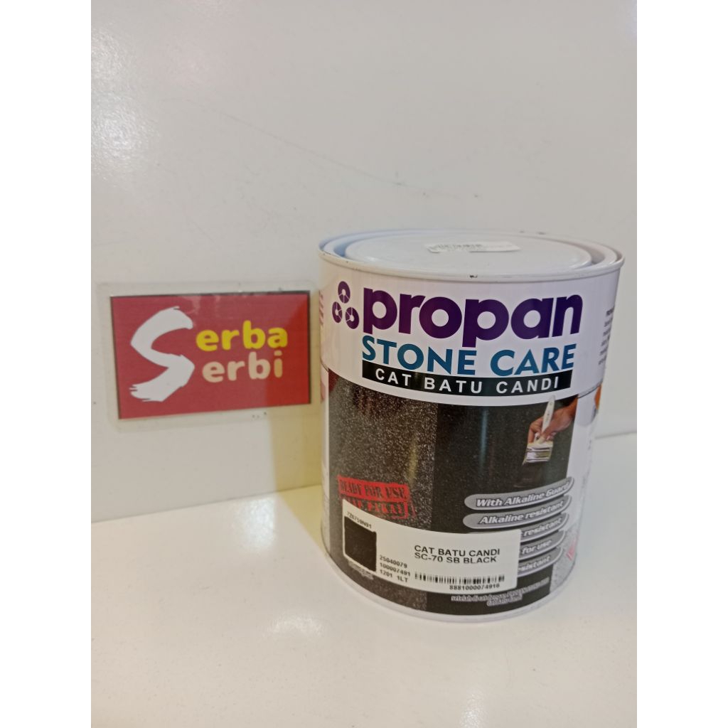 Jual (1LTR SC-70 SB BLACK GLOSSY PROPAN) Cat batu candi stone care ...