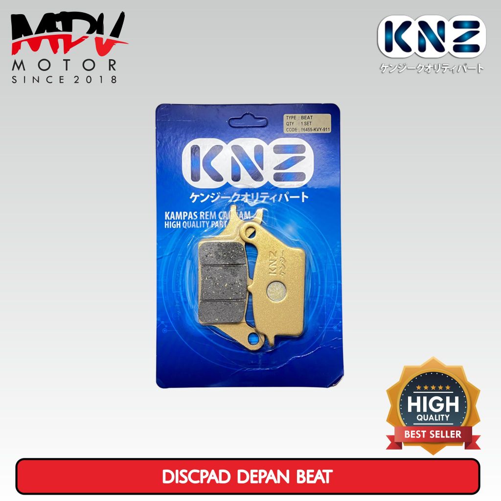 Jual DISCPAD KAMPAS REM DEPAN BEAT (KNZ) | Shopee Indonesia