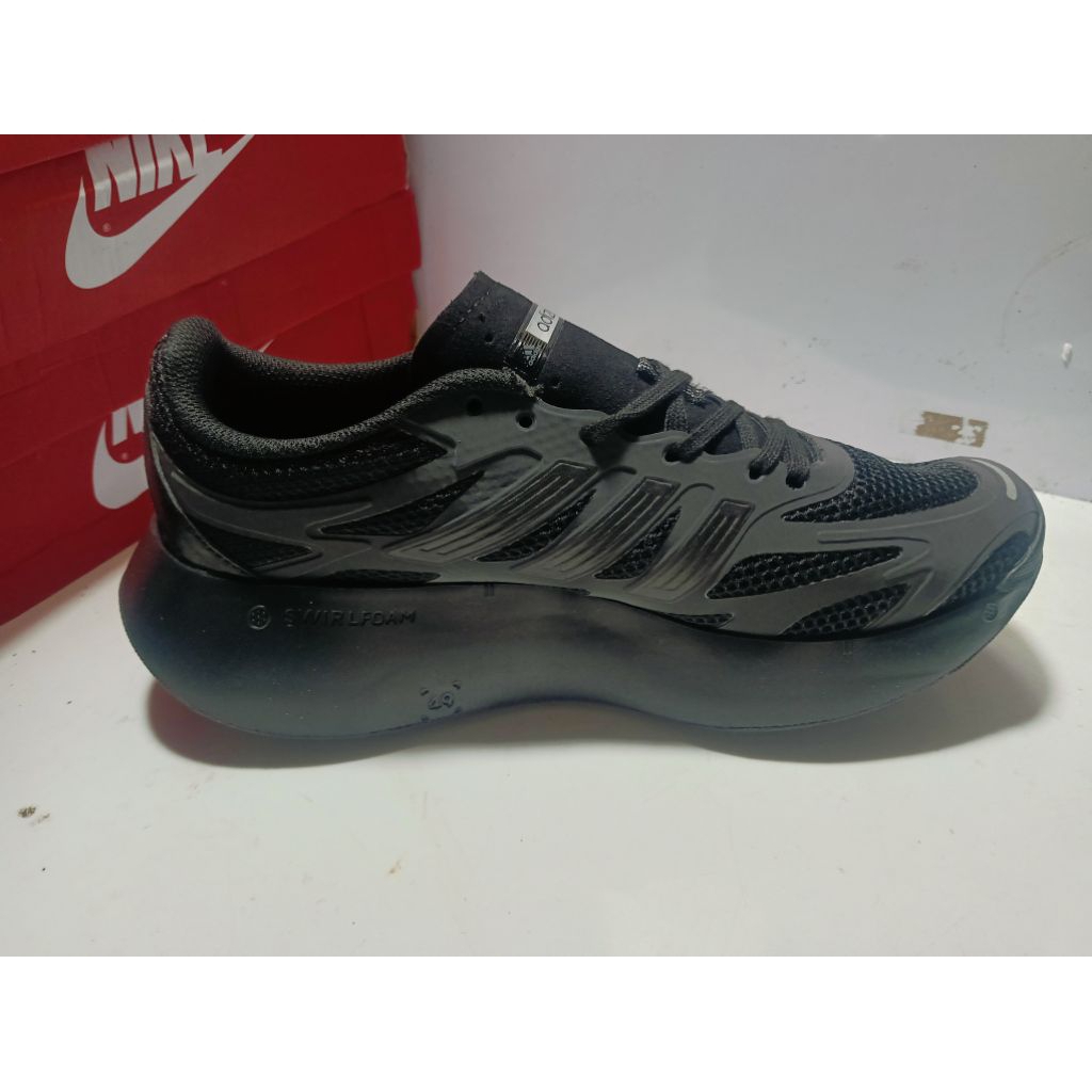 Jual SEPATU SNEAKERS ADS 4RU QU FULL BLACK UK 40 | Shopee Indonesia