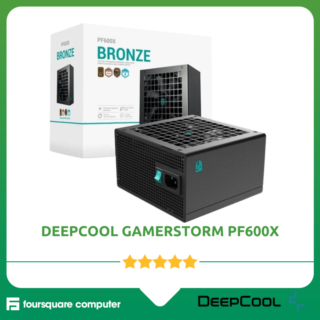 Jual PSU DEEPCOOL GAMERSTORM PF500X | PF600X 80+ Bronze Power Supply ...